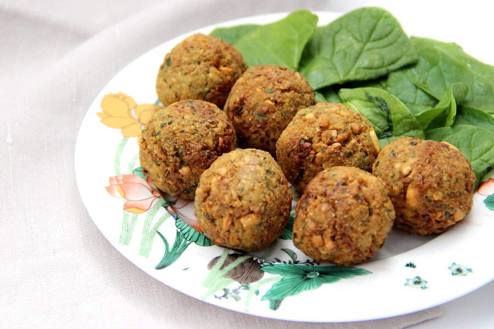 Falafel de espinacas - EligeVeg