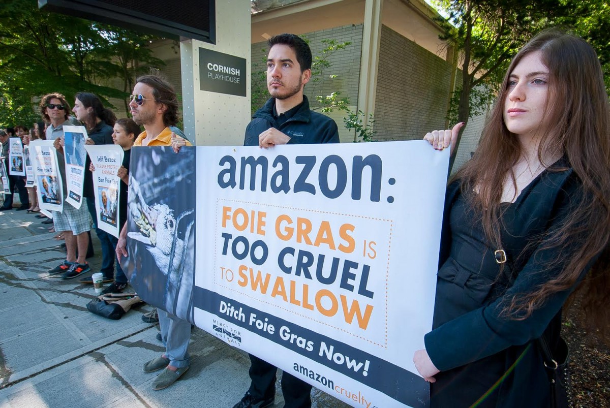 MFA Protests Amazon Shareholders Over Sale of Tortured Duck Liver ...